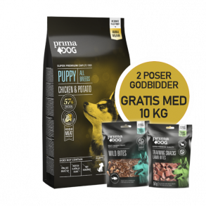 PrimaDog - hundefoder, godbidder og tyggeben - PrimaShop.dk