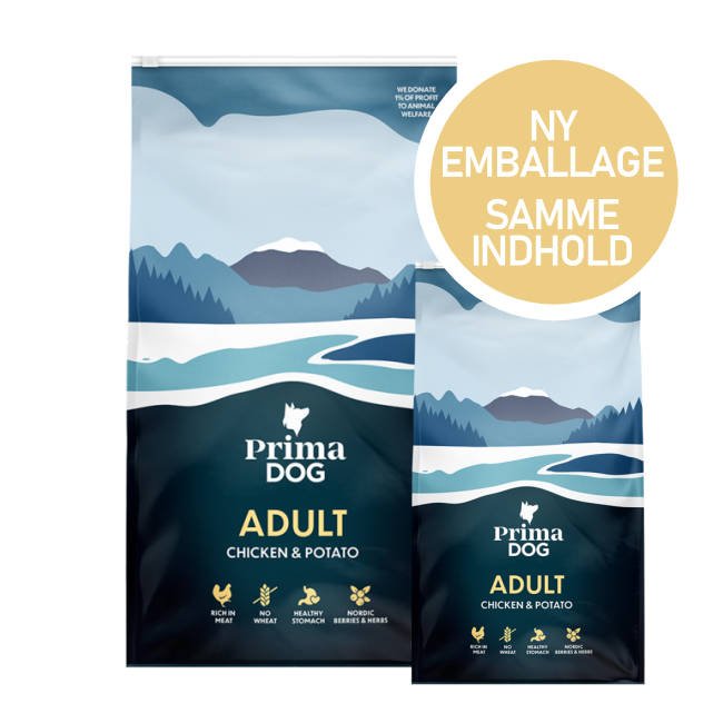 PrimaDog kvalitetsfoder - til voksne hunde af alle racer